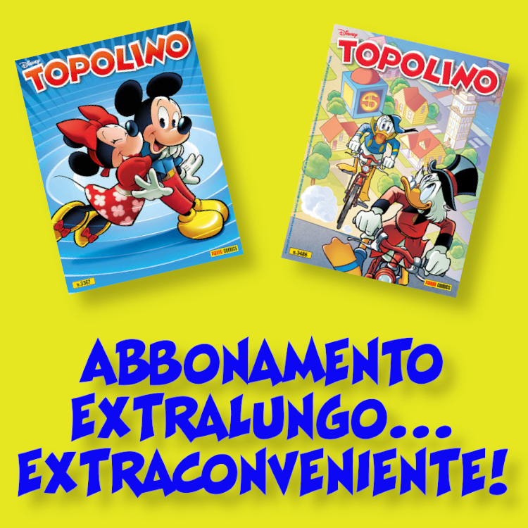 Topolino Fumetto Rivista E Magazine Ufficiale Abbonamenti Panini
